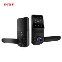 China YAGU Smart Locks Biometric Password and Fingerprint Electronic Replacement Ball Lock Aluminum or Wooden Door Lock TTLOCK APP for sale