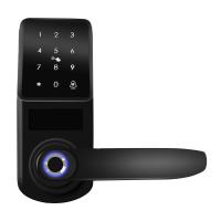 China YAGU Smart Locks Biometric Password and Fingerprint Electronic Replacement Ball Lock Aluminum or Wooden Door Lock TTLOCK APP for sale