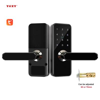 China YAGU Wholesale Price High Quality Mobile Application Durable Granular Digital Button Swipe Card Password Door Lock for sale