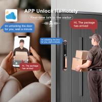 China YAGU Villa Double Door Smart Door Lock Palm Vein 3D Face Recognition Fingerprint Home Anti-theft Password Aluminum Alloy for sale