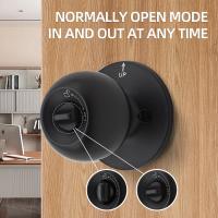 China YAGU Smart Lock Biometric Password and Fingerprint Electronic Replacement Ball Lock Aluminum or Wooden Door Lock for sale