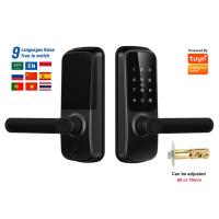 China YAGU Tuya Wifi Bedroom Smart Door Lock Keyless Fingerprint Electric Door Knob, Biometric Door Handle Lock Deadbolt Smart Lock for sale
