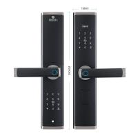 China Yagu Double Side Intelligent Lock Tuya Wifi Smart Lock Door Fingerprint Password Smart Door Lock Smart Locks for Front Door for sale