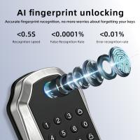 China YAGU Home Apartment Automatic Fingerprint Digital Lock, Tuya App Smart Door Lock, Office Automatic Digital Password Lock for sale