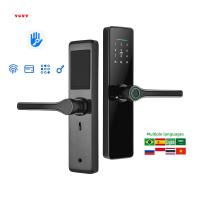 China Stainless Steels Fingerprint Password Security Door Lock Wholesale Factory Selling TTlock Version Optional for sale