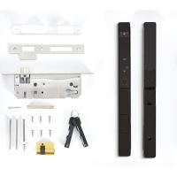 China Yagu 3D Facial Recognition Palm WiFi Graffiti Outdoor Waterproof Smart Glass Door Lock, Suitable for Aluminum Doors for sale
