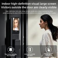 China YAGU 3D Facial Recognition  Waterproof Smart Door Lock Electronic Fingerprint TuyaAPP Mobile Remote Control Smart Door Lock for sale