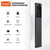 China YAGU 3D Facial Recognition  Waterproof Smart Door Lock Electronic Fingerprint TuyaAPP Mobile Remote Control Smart Door Lock for sale