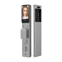 China YAGU 3D Facial Recognition  Waterproof Smart Door Lock Electronic Fingerprint TuyaAPP Mobile Remote Control Smart Door Lock for sale