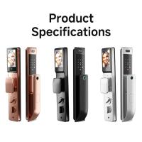 China YAGU Home Palm Vein 3D Facial Recognition Video Call Smart Lock, Fingerprint Tuya WiFi Smart Door Lock for sale