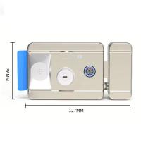China Yagu IP65 Waterproof Fingerprint Smart Lock With Mechanical Key for Apartment Front Door Keyless Entry Outdoor Gate Lock for sale