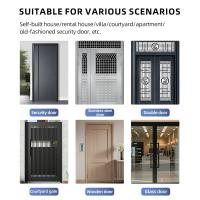 China Yagu Wireless Wiring 3D Facial Recognition Waterproof Double-head Smart Lock, Suitable for Rental Apartments and Outdoor Use for sale