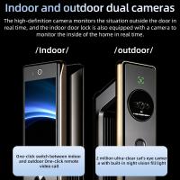 China YAGU Face Recognition Smart Door Lock With Camera Digital Keyless Smart Lock Digital Lock with Camera the Best Value for Money for sale