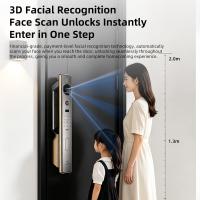 China YAGU Face Recognition Smart Door Lock With Camera Digital Keyless Smart Lock Digital Lock with Camera the Best Value for Money for sale