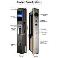 China YAGU Face Recognition Smart Door Lock With Camera Digital Keyless Smart Lock Digital Lock with Camera the Best Value for Money for sale