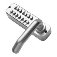 China Mechanical Button Password Lock Third-generation Waterproof Password Change Without Opening Lock Keyless Wooden Door Lock for sale