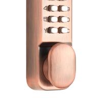 China Zinc Alloy Mechanical Password Door Lock Keyless Waterproof Button Digital Password  Entrance Door Household for sale