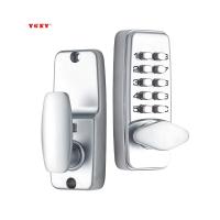 China Mini Zinc Alloy Mechanical Password Lock Without Electricity Keyless Button Digital Entry Door Household Lock for sale