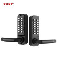 China 3rd Double-sided Button Mechanical Password Lock No Need to Open the Lock for Password Change Waterproof Household Lock for sale