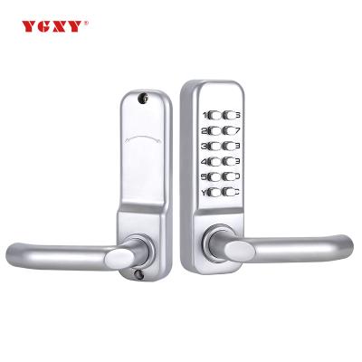 China Zinc Alloy Mechanical Password Lock Keyless Waterproof Button Digital Password Lock Entrance Door Wooden Door Household Lock for sale