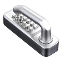China Zinc Alloy Mechanical Password Lock Keyless Waterproof Button Digital Password Lock Entrance Door Wooden Door Household Lock for sale
