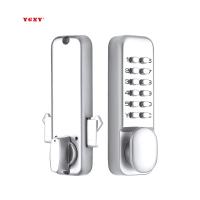 China Wholesale Price Granular Push-button Digital Mechanical Botones Keyless Combination Door Lock with Hook for sale