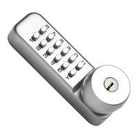 China Waterproof and Sun-proof Granular Push-button Digital Mechanical Botones Combination Door Lock With Key for sale