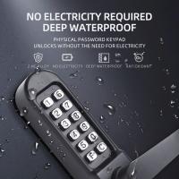 China Zinc Alloy Mechanical Password Door Lock Waterproof Button Digital Password Entry Door Household Use for sale