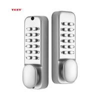 China Second Generation Rotary Handle Double-sided Password Keyless Mechanical Digital Security Code Door Lock for sale