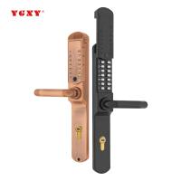China Wholesale Price Outdoor Waterproof Iron Doors No Power Supply Battery Keys Pure Mechanical Digital Buttons Passwords Door Lock for sale