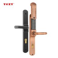 China Wholesale Price Outdoor Waterproof Iron Doors No Power Supply Battery Keys Pure Mechanical Digital Buttons Passwords Door Lock for sale