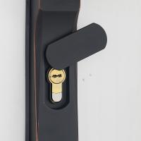 China Outdoor Waterproof Courtyard Doors No Need for Power Supply Pure Mechanical Button Password Door Lock With Key for sale