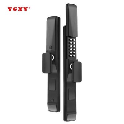 China Mechanical Combination Keypad Outdoor Double Sided Waterproof Aluminum Garden Gate Key Combination Lock for sale