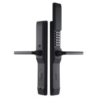 China YAGU Double-sided Popular Design Push Button Door Lock Security Mechanical Code Door Handle Lock for sale