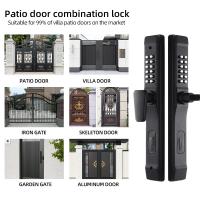 China YAGU Wholesale Customization Long Handle Key Unlock Gold Mechanical Digital Security Code Door Lock for sale