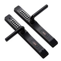 China YAGU Wholesale Customization Long Handle Key Unlock Gold Mechanical Digital Security Code Door Lock for sale