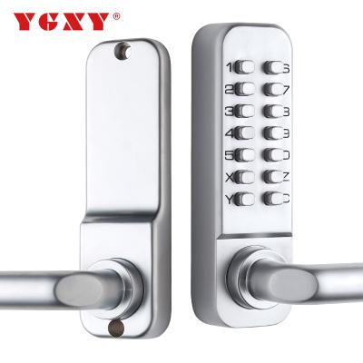 China 3rd Double-sided Button Mechanical Password Lock No Need to Open the Lock for Password Change Waterproof Household Lock for sale