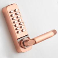 China 3rd Double-sided Button Mechanical Password Lock No Need to Open the Lock for Password Change Waterproof Household Lock for sale