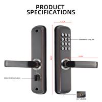 China Stainless Steel Waterproof  Mechanical Cipher Lock with Key - Home Use for Wooden Doors & Fire Door for sale