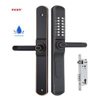 China YAGU Outdoor Waterproof Courtyard Doors No Need for Power Supply Pure Mechanical Button Password Door Lock With Key for sale