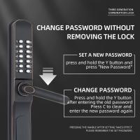 China YAGU Outdoor Waterproof Courtyard Doors No Need for Power Supply Pure Mechanical Button Password Door Lock With Key for sale