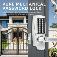 China YAGU for Outdoor Use, Password Can Be Changed, Waterproof, Keyless Mechanical Combination Door Lock, Suitable for Yard Gates for sale