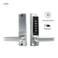 China YAGU Code Upgrade 5-digit Single-sided Key Combination Keyboard Smart Keyless Entry Door Lock Mechanical Key Single Door for sale