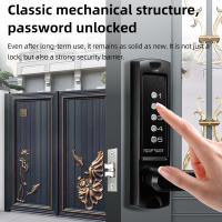 China YAGU Code Upgrade 5-digit Single-sided Key Combination Keyboard Smart Keyless Entry Door Lock Mechanical Key Single Door for sale