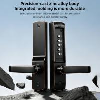 China YAGU Code Upgrade 5-digit Single-sided Key Combination Keyboard Smart Keyless Entry Door Lock Mechanical Key Single Door for sale