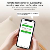 China Waterproof Tuya Sliding Door Smartlock 85 Mortise Latch Doors Handle with Locks Fingerprint Handle Electric Smart Lock for sale