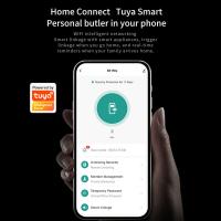 China Double Side Fully Automatic Broken Aluminum Fingerprint Lock Outdoor Waterproof Smart Door Lock for Garden Door Tuya Lock for sale