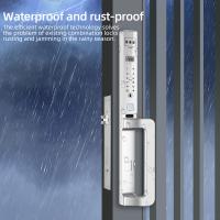 China Yagu Custom Security Electronic Waterproof Ip67 TUYA Video Doorbell  Hands Lock Narrow Bezel Cell Aluminum Door Code Lock for sale