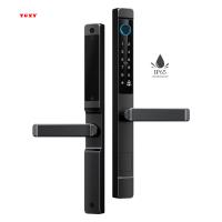 China Yagu Outdoor Slim Broken Bridge Aluminum Alloy Inteligente  Control Biometric Fingerprint Digital Smart Lock for sale