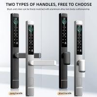 China Yagu Outdoor Slim Broken Bridge Aluminum Alloy Inteligente  Control Biometric Fingerprint Digital Smart Lock for sale